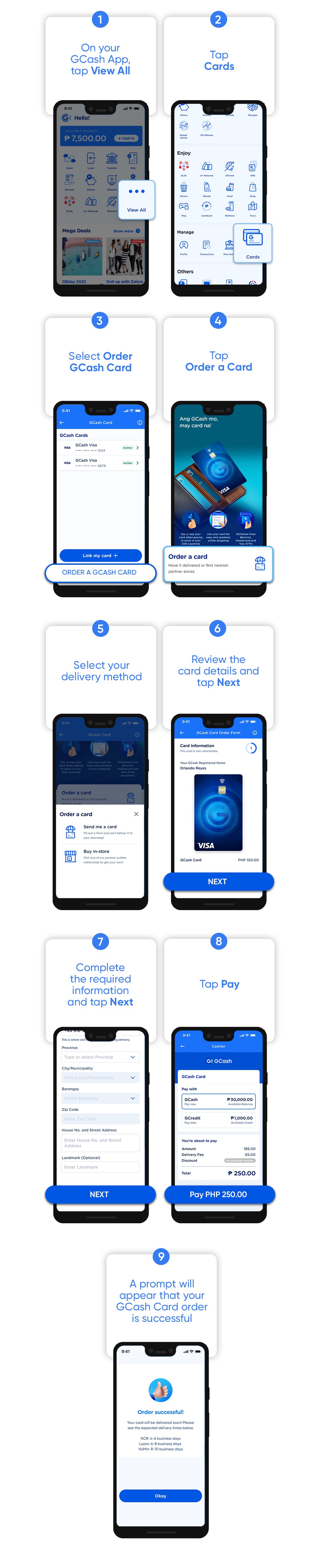 Apply For A GCash Card GCash Help Center
