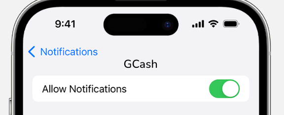 How to turn on push notifications for In‑App OTPs – GCash Help Center