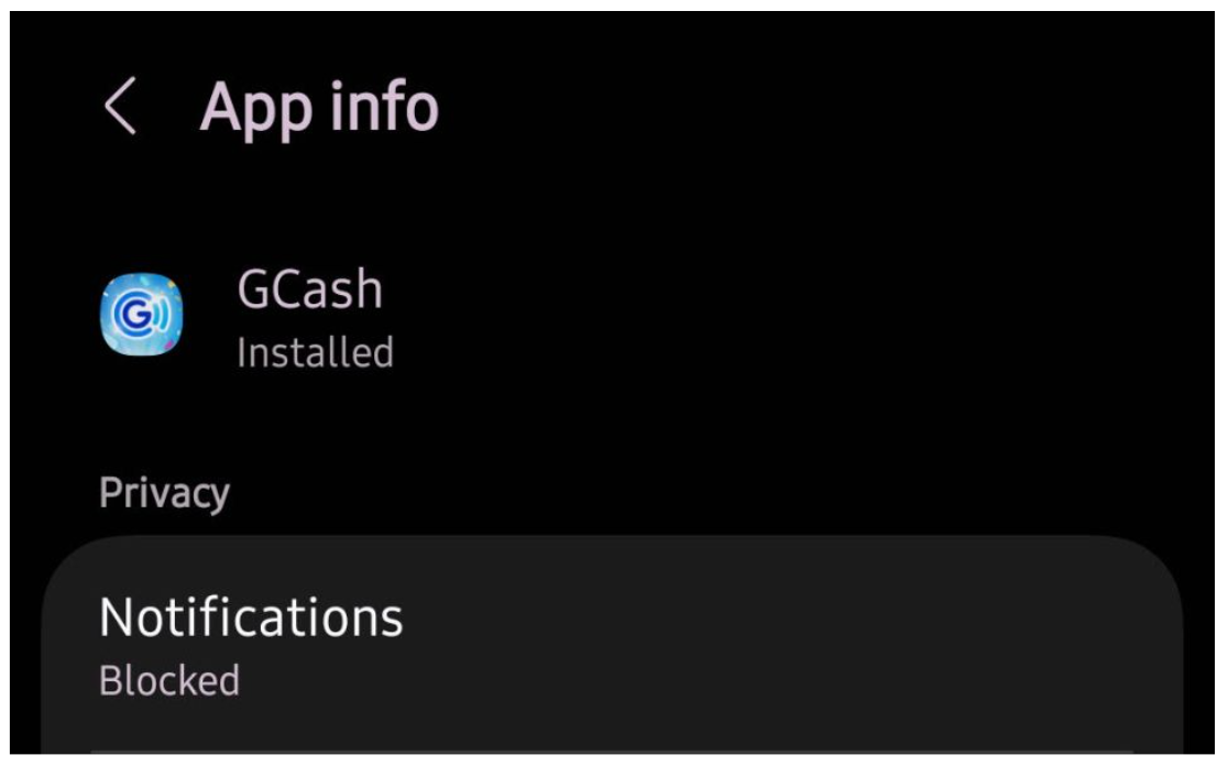 How to turn on push notifications for In‑App OTPs – GCash Help Center