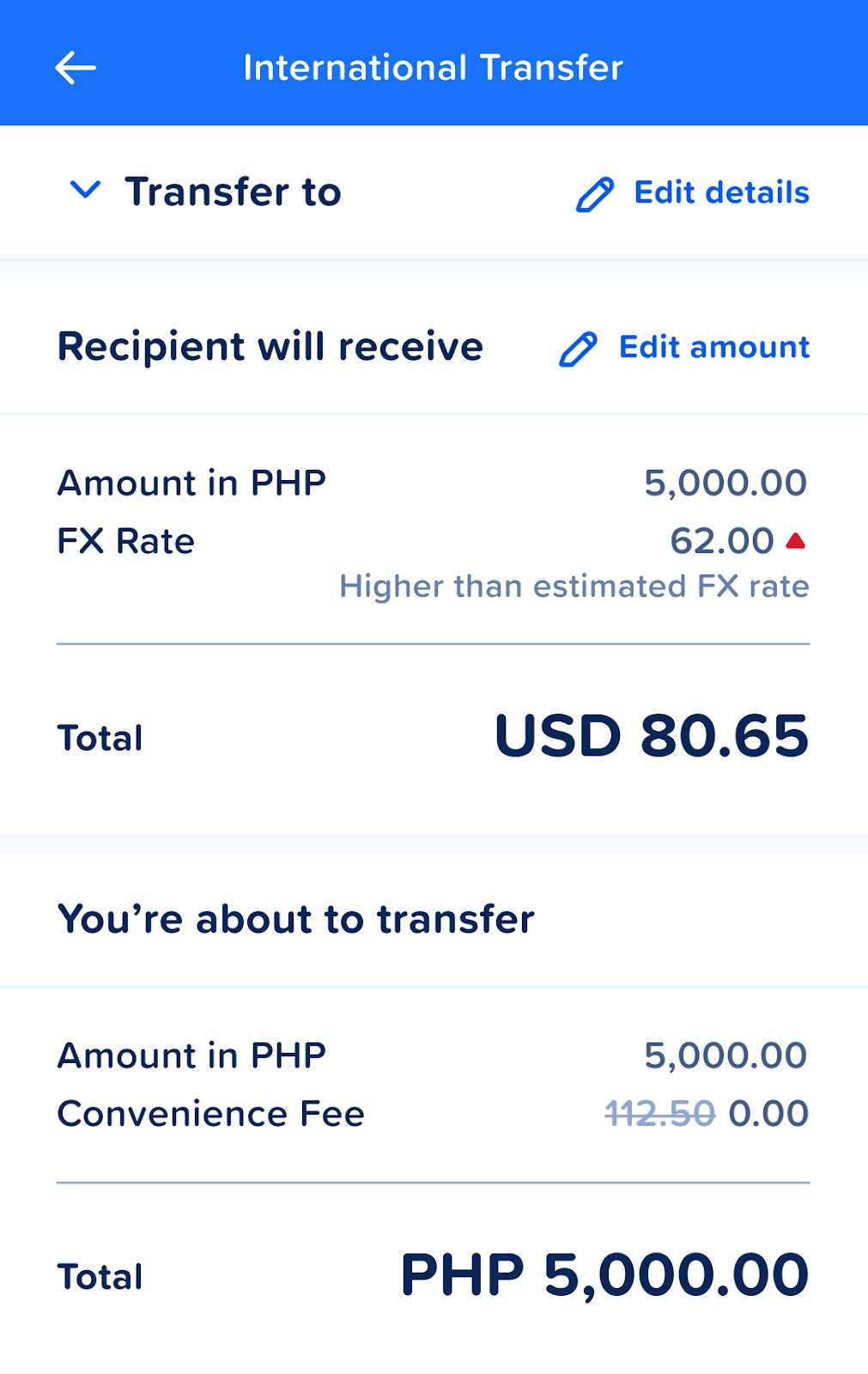 How to transfer to an international bank or e-wallet – GCash Help Center